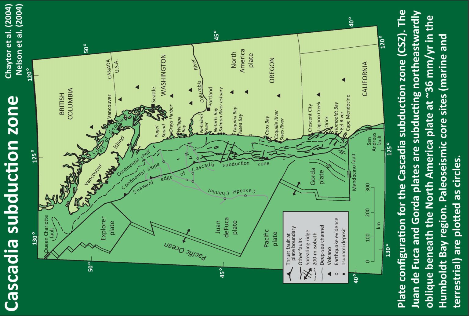 Cascadia subduction zone: 316 years ago tonight! - Jay Patton online